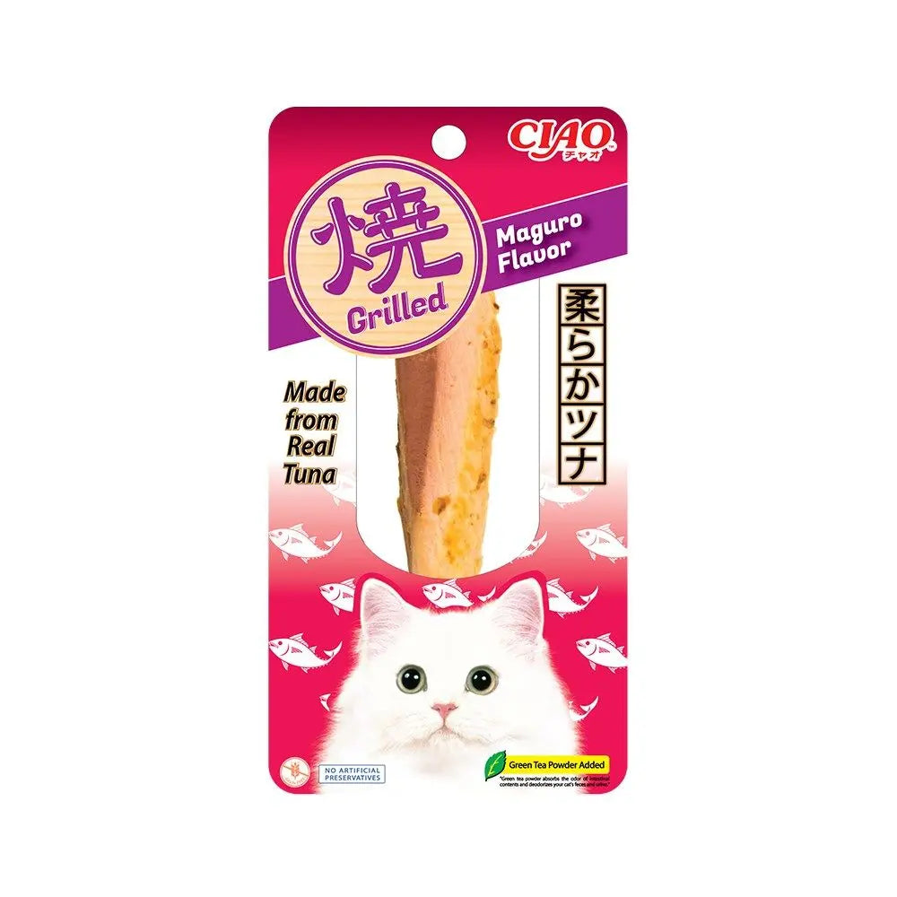 CIAO Yaki Pouched Roast Tuna (Maguro) Cat Treat 15g - TSC-01 – PetBull